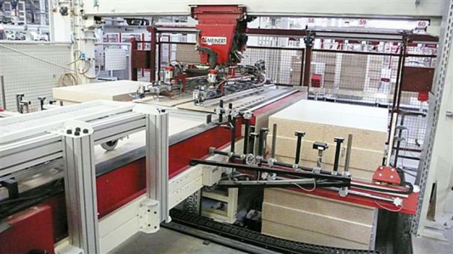 Sizing and Edge Processing Line with Feeding and Stacking Plant IMA ...