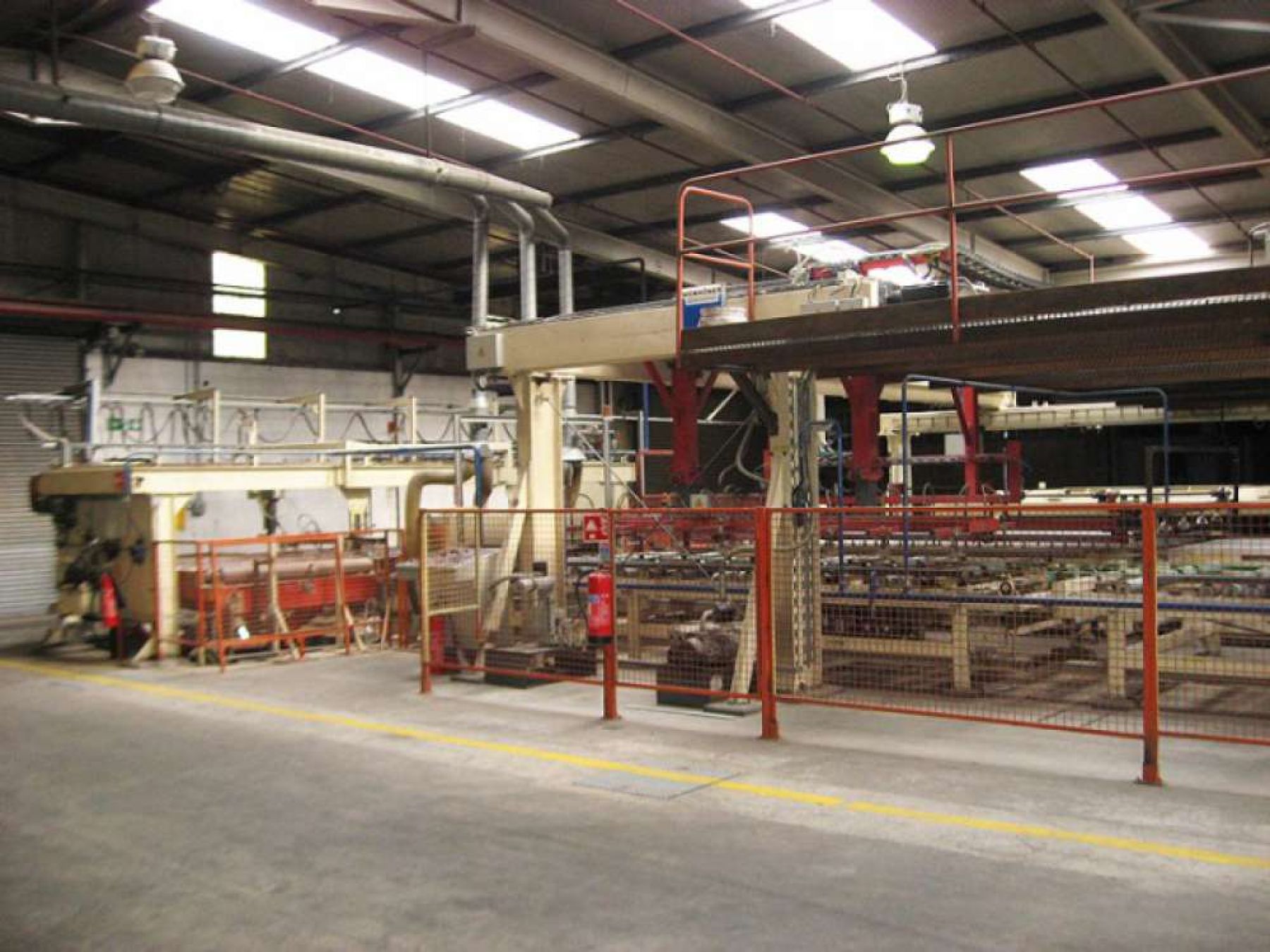 Short cycle press line for decorative panels Siempelkamp / Wemhöner 47645